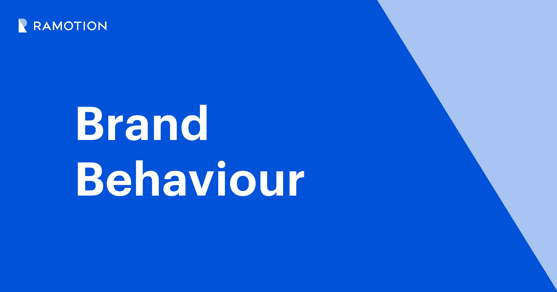 Brand Behavior: Definition & Roadmap | Ramotion