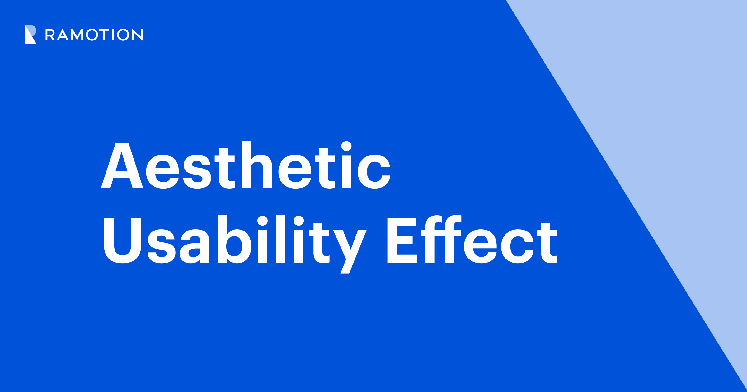 The Aesthetic-Usability Effect in Design | Ramotion