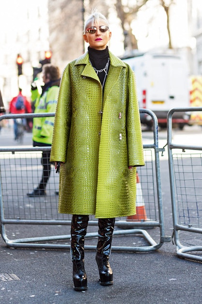 Multi-colored python is an important trend this Fall