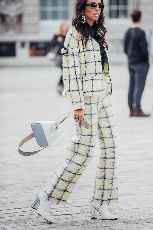 What to combine with checkered jackets this Fall