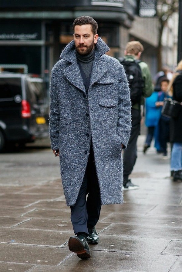 The best coat for men this Spring - look at the guests of fashion weeks