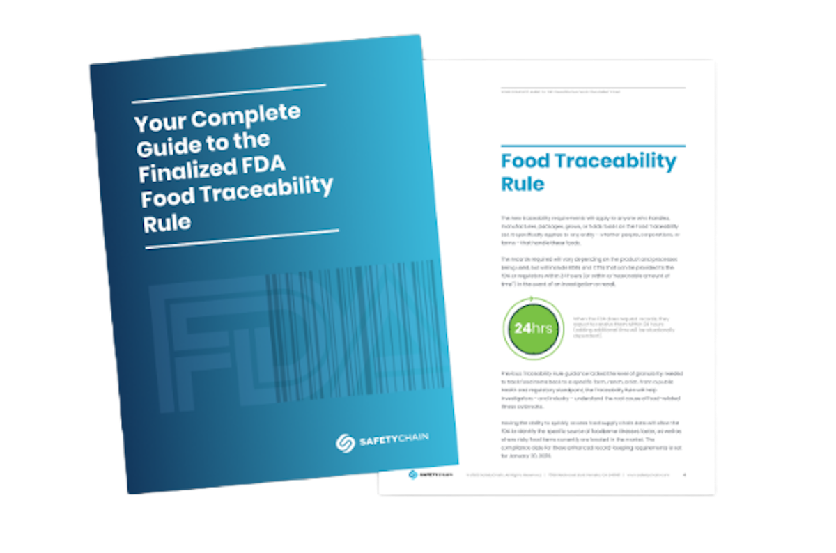 Guide: The Finalized FDA Food Traceability Rule