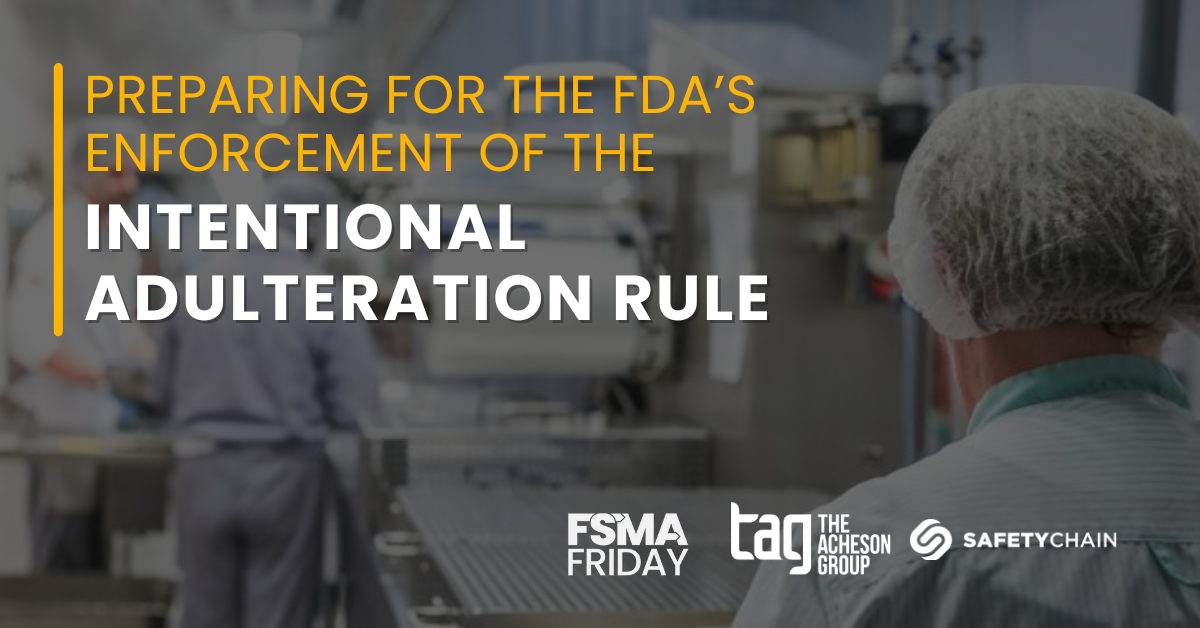Preparing for the FDA’s Enforcement of the IA Rule