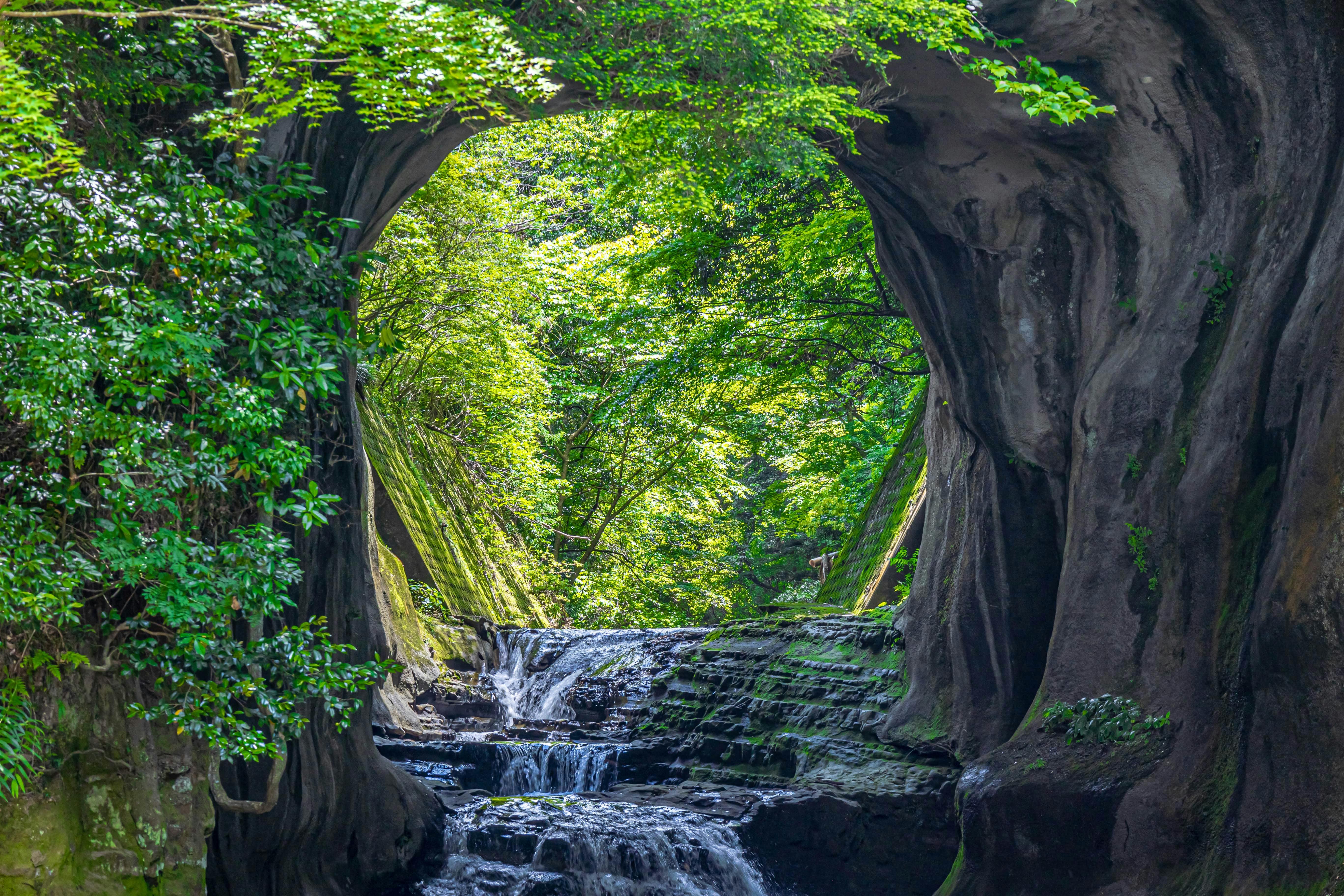 Shimizu Keiryū Hiroba (mountain stream park), Kimitsu, Chiba - Trip To ...