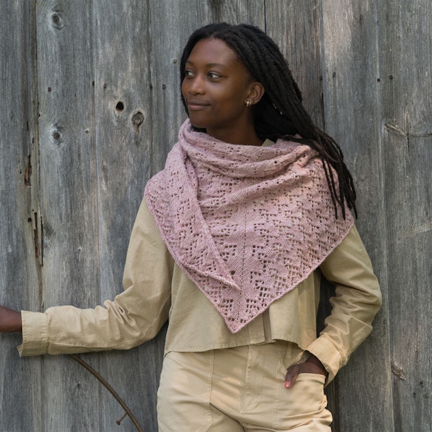 Coco’s Wrap | Farm & Fiber Knits Library