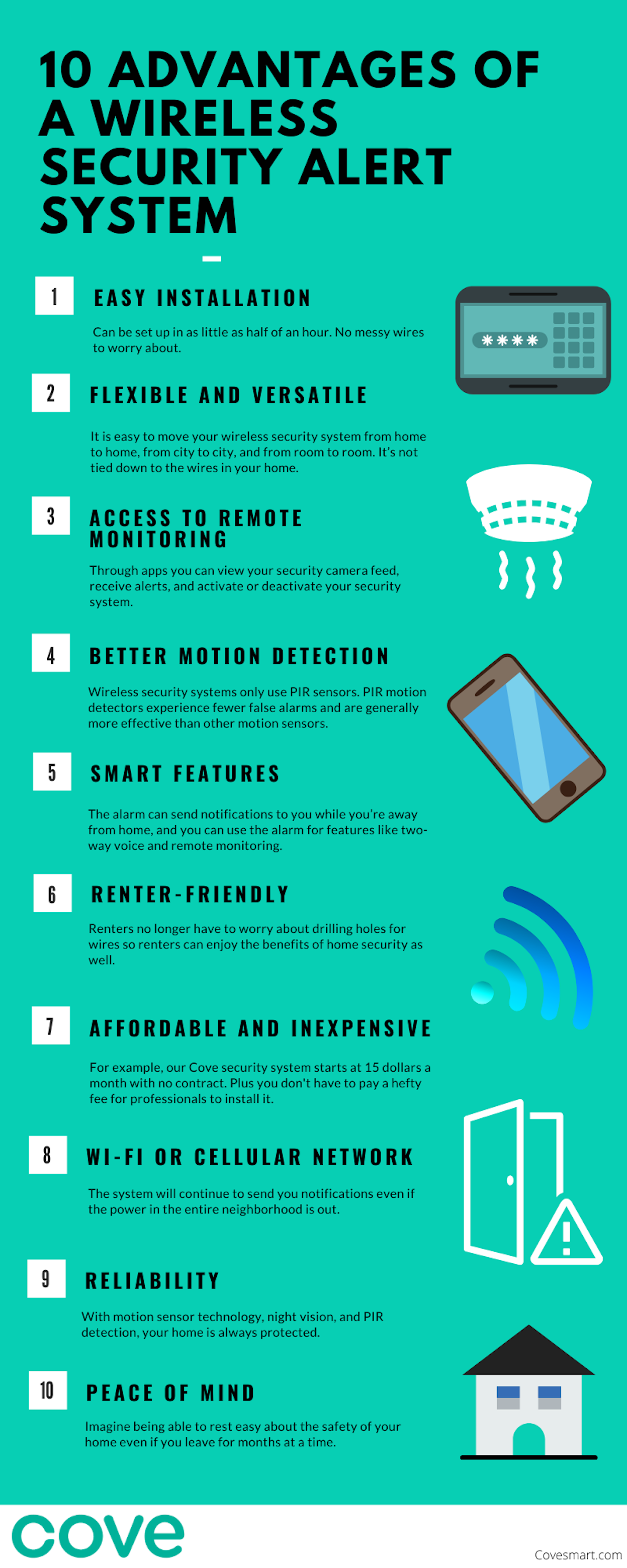10 Advantages of a Wireless Security Alert System