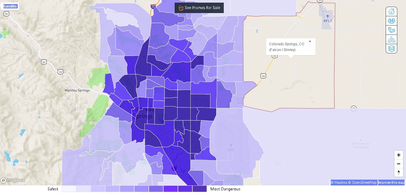 Offender Map Colorado Springs