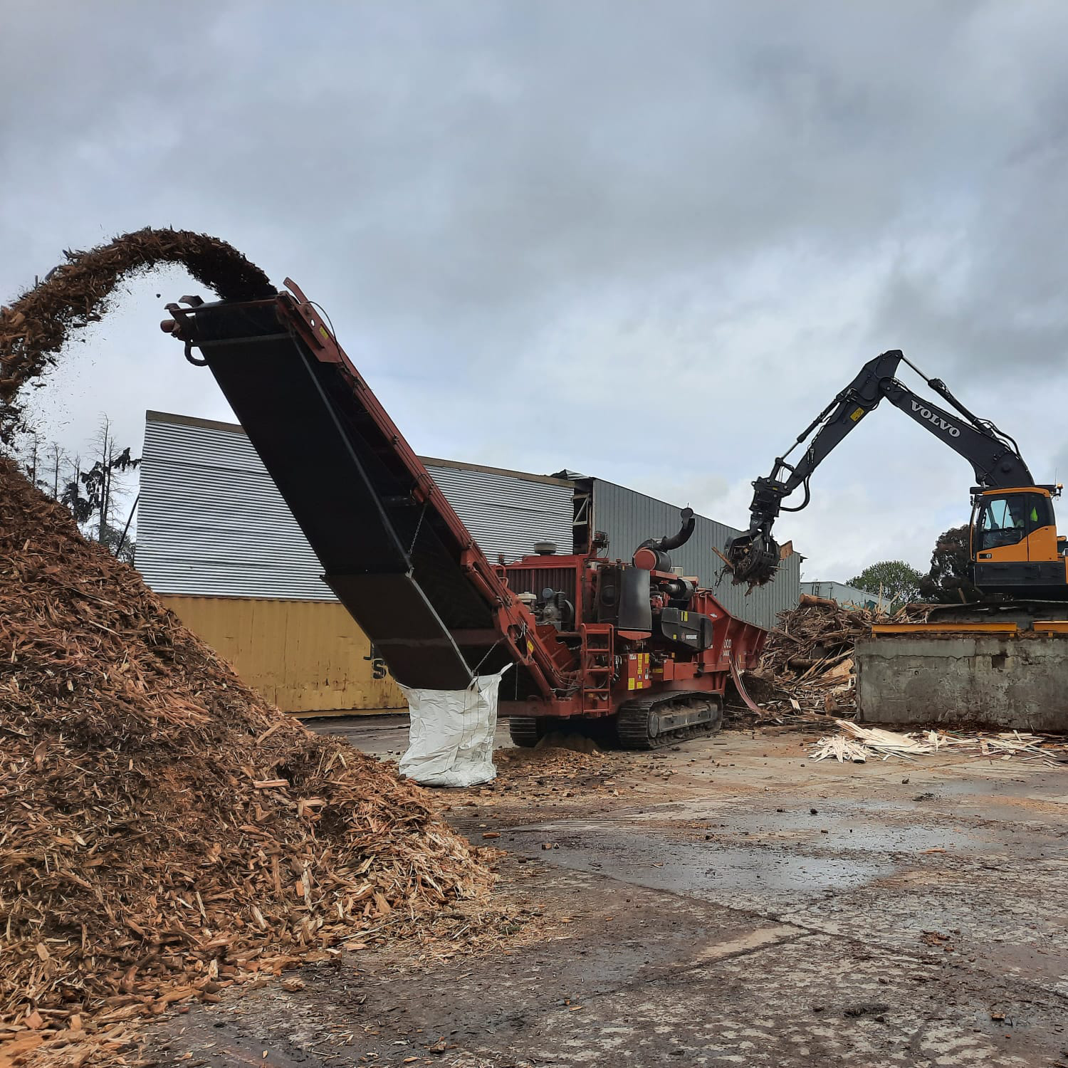Working with Azwood on Forestry slash and residue recovery