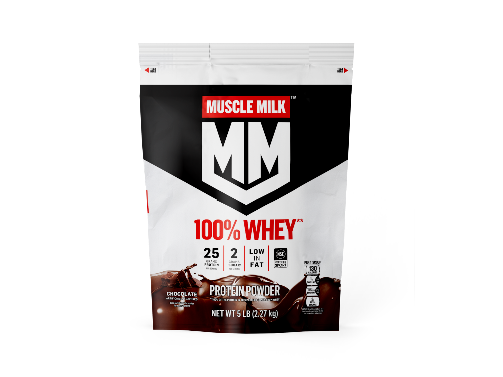 Muscle Milk 100% Whey Protein Chocolate Powder (5 pound) | Gatorade ...