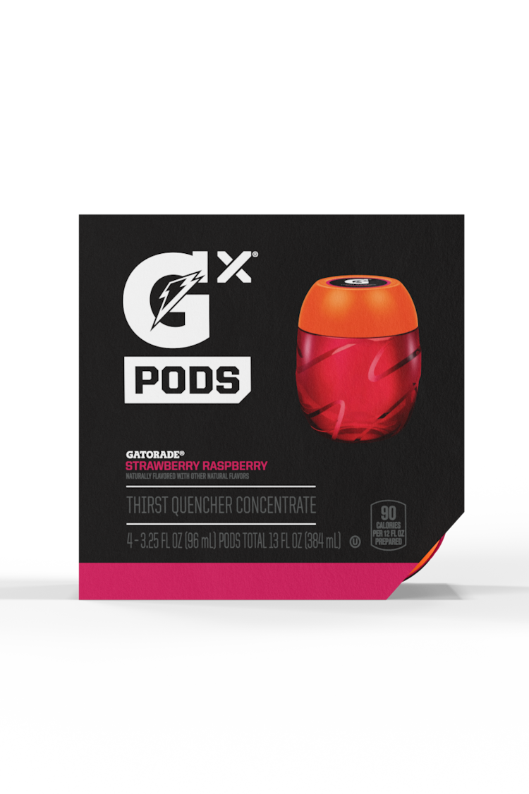 Gatorade Strawberry Raspberry Thirst Quencher Gx Pods (3.25 oz ...