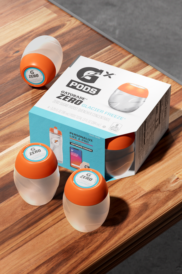 Gatorade Zero Glacier Freeze Gx Pods (3.25 oz) | Gatorade Official Site