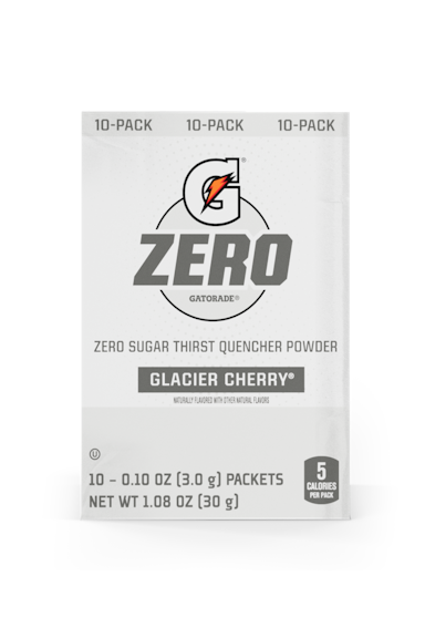 Gatorade Zero Glacier Cherry Powder (1.02 oz) | Gatorade Official Site