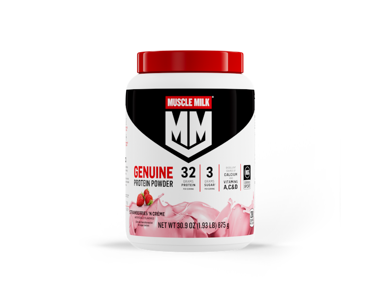 Muscle Milk Strawberries 'n Crème Genuine Protein Powder (30 oz ...