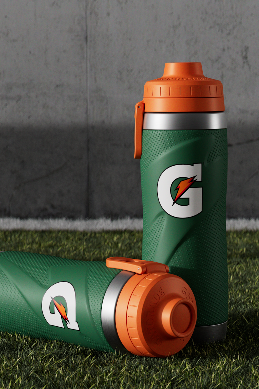 Green Stainless Steel Water Bottle (26 oz) | Gatorade Official Site