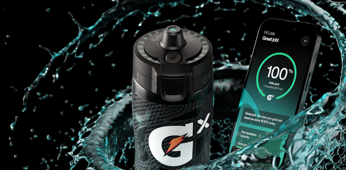 Tech Gray Smart Gx Water Bottle (30 oz) | Gatorade Official Site