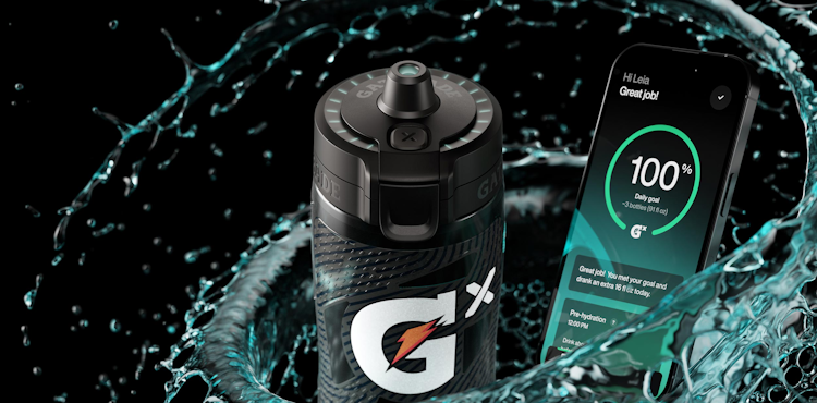Tech Gray Smart Gx Water Bottle (30 oz) | Gatorade Official Site