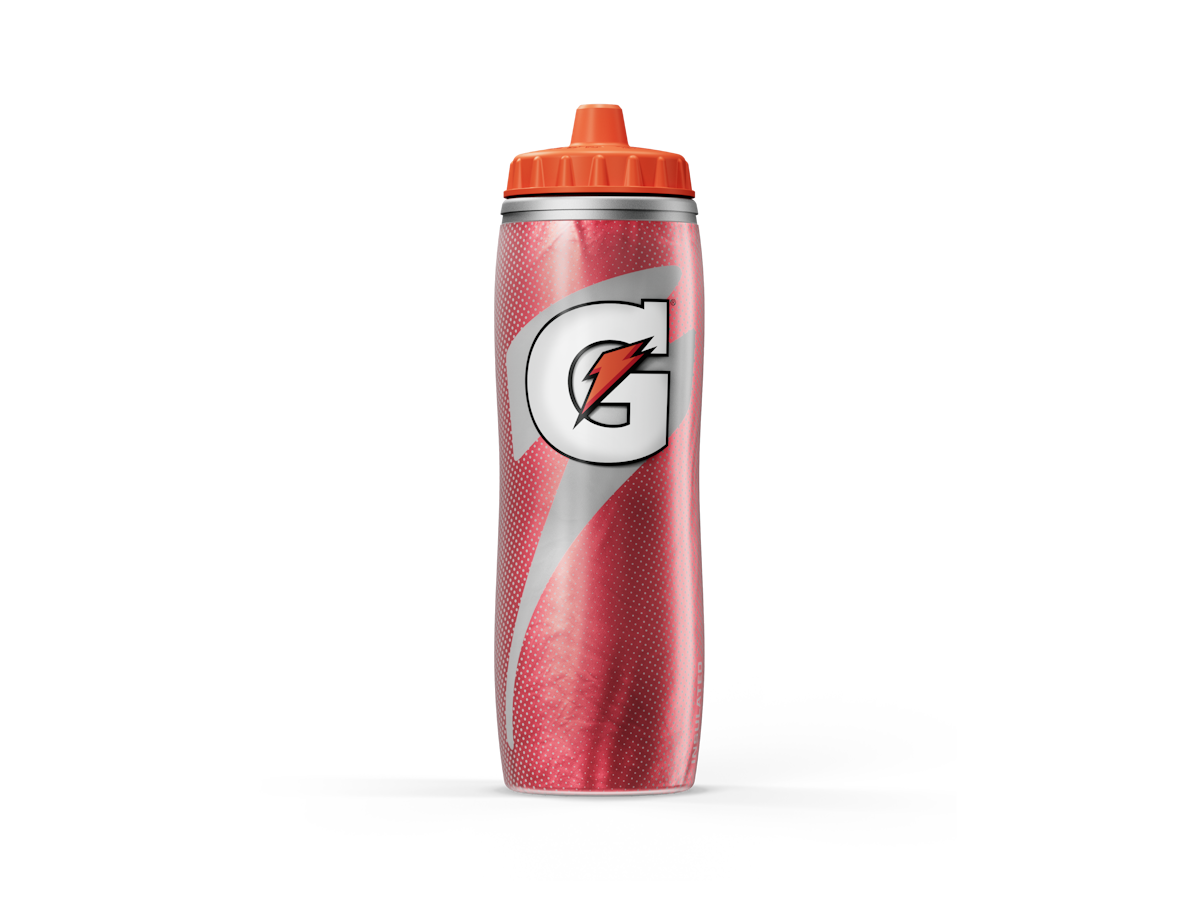 Red Insulated Squeeze Water Bottle (30 oz) | Gatorade Official Site