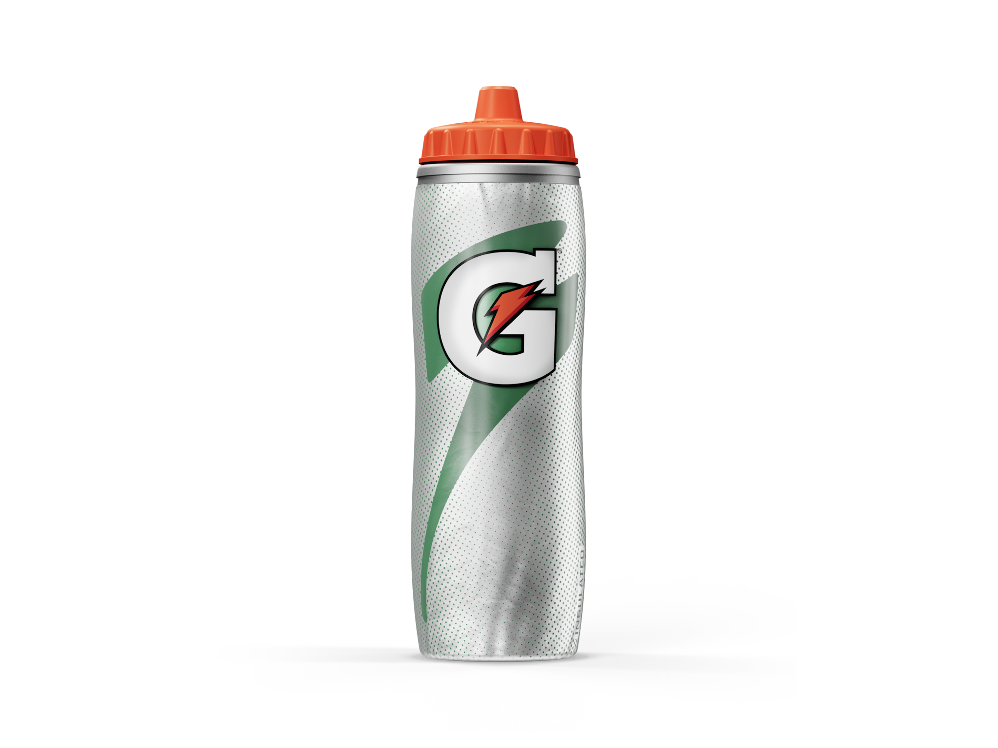 Silver Insulated Squeeze Water Bottle (30 oz) | Gatorade Official Site