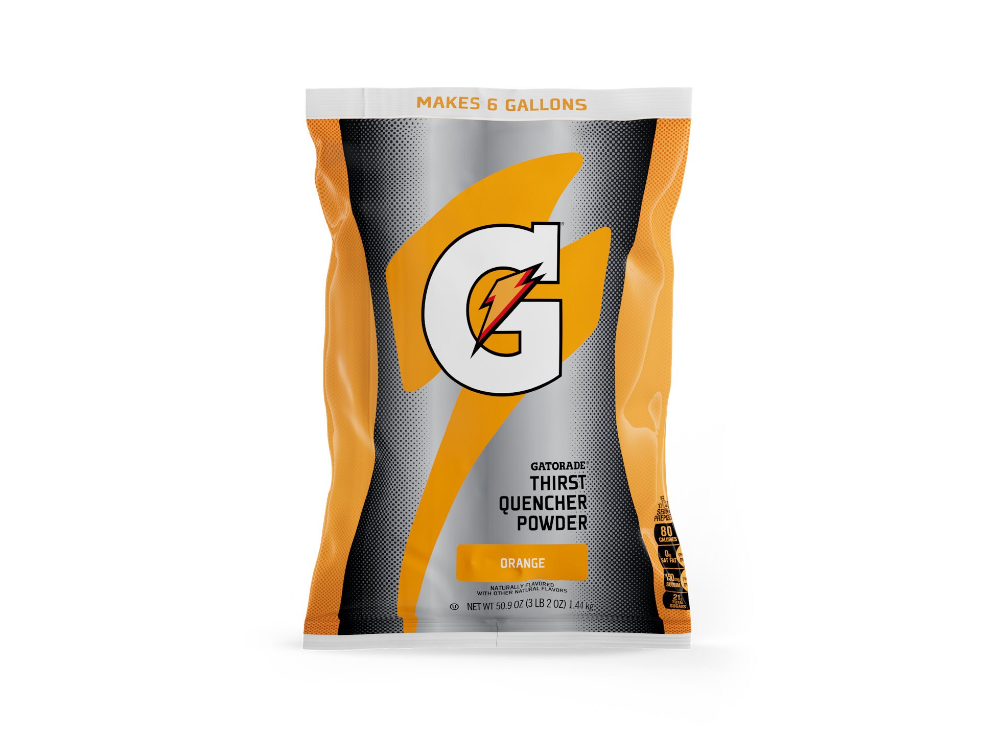 Gatorade Orange Thirst Quencher Powder (6 gallon bag) | Gatorade ...