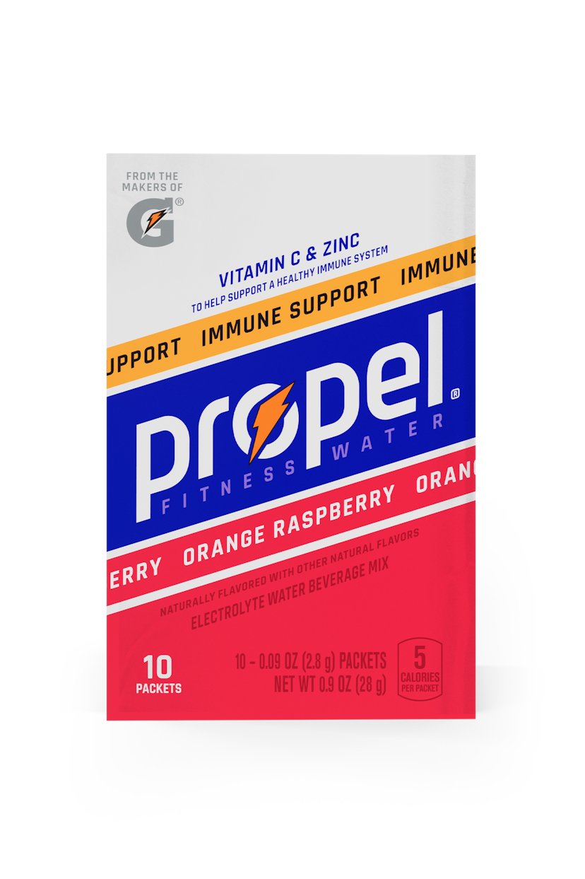 Propel Immune Support Orange Raspberry Powder Packets (30 ct ...