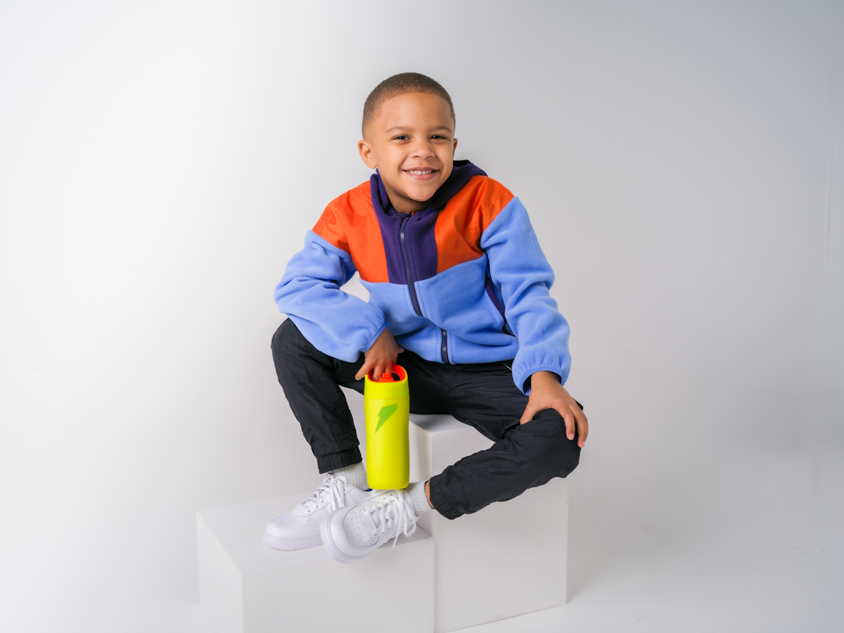 Kids Yellow Stainless Steel Water Bottle (12 oz) | Gatorade Official Site