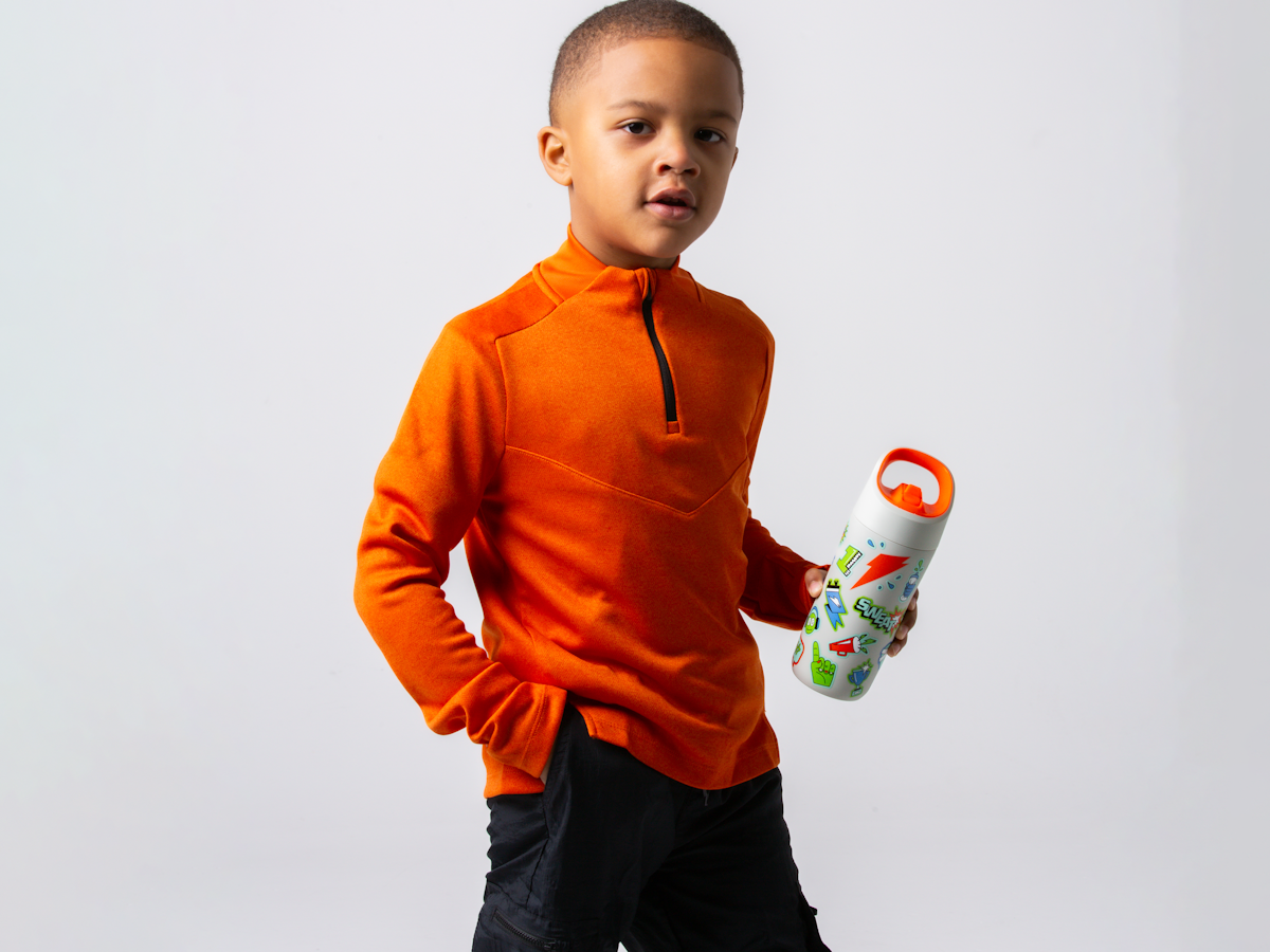 Kids White Stainless Steel Water Bottle (12 oz) | Gatorade Official Site