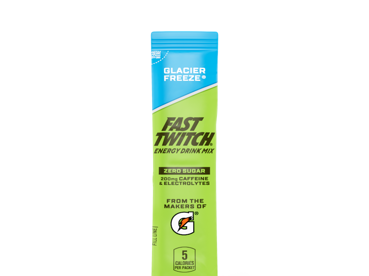 Glacier Freeze Fast Twitch Powder Packets (40 ct.) | Gatorade Official Site