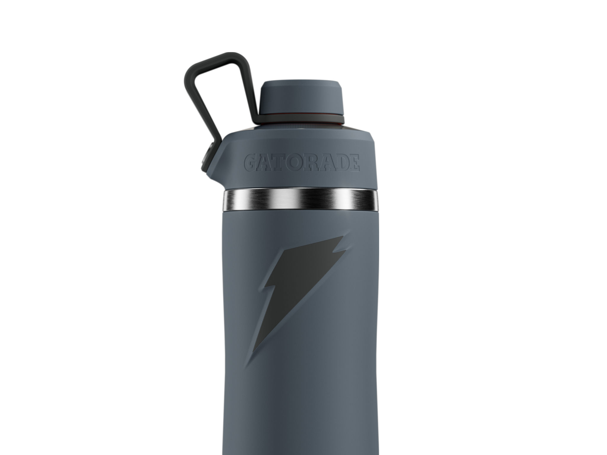 Overtime Graphite Screw Cap Stainless Steel Water Bottle | Gatorade ...