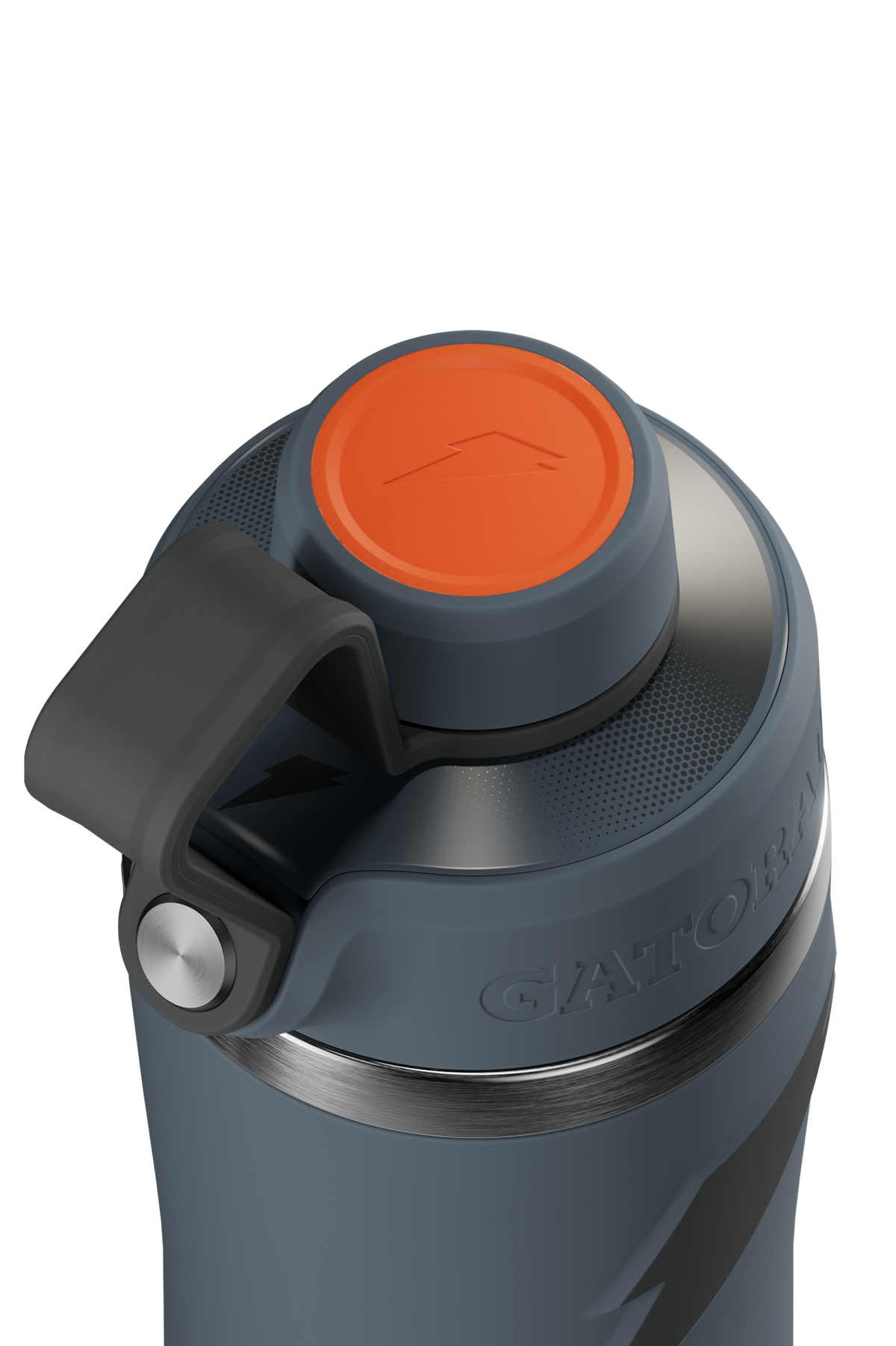 Overtime Graphite Screw Cap Stainless Steel Water Bottle | Gatorade ...