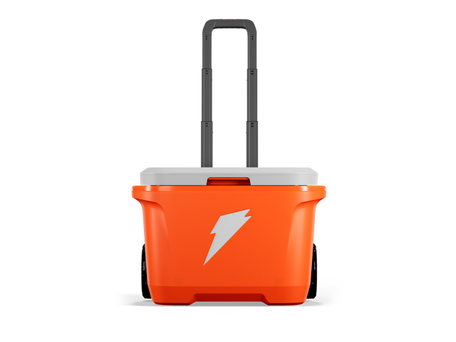 Orange Huddle Rolling Cooler | Gatorade Official Site