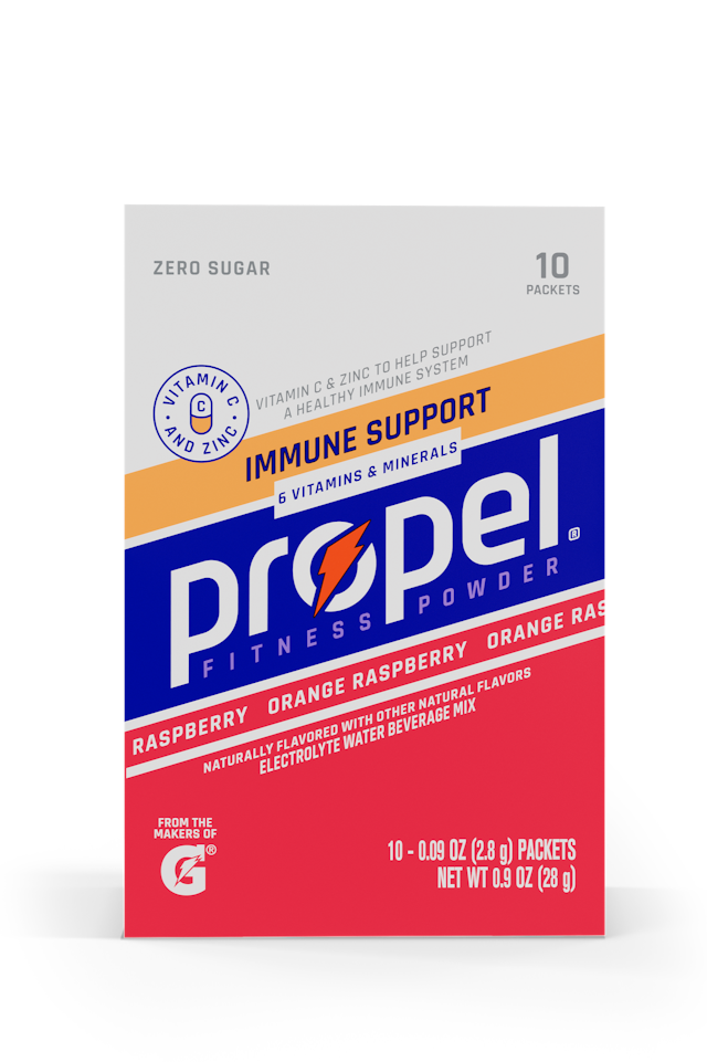 Propel Immune Support Orange Raspberry Powder Packets (30 ct ...