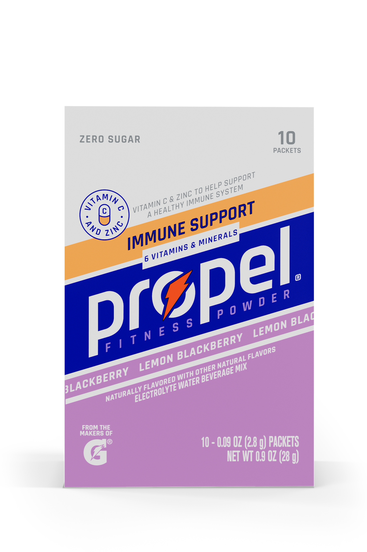 Propel Immune Support Lemon Blackberry Powder Packets (30 ct ...
