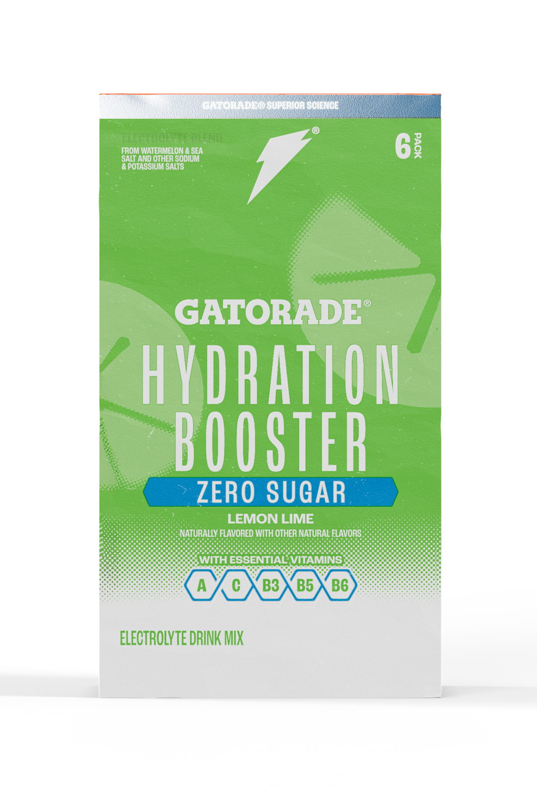 Lemon Lime Hydration Booster Zero Sugar (6 pk) | Gatorade Official Site