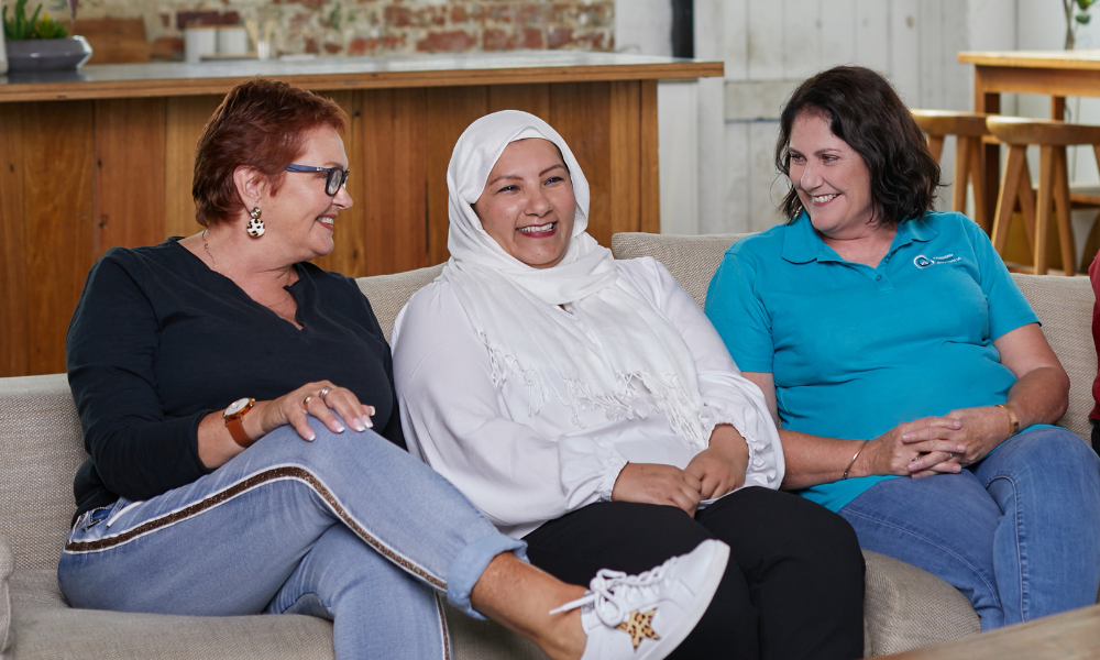 Face-to-face support groups