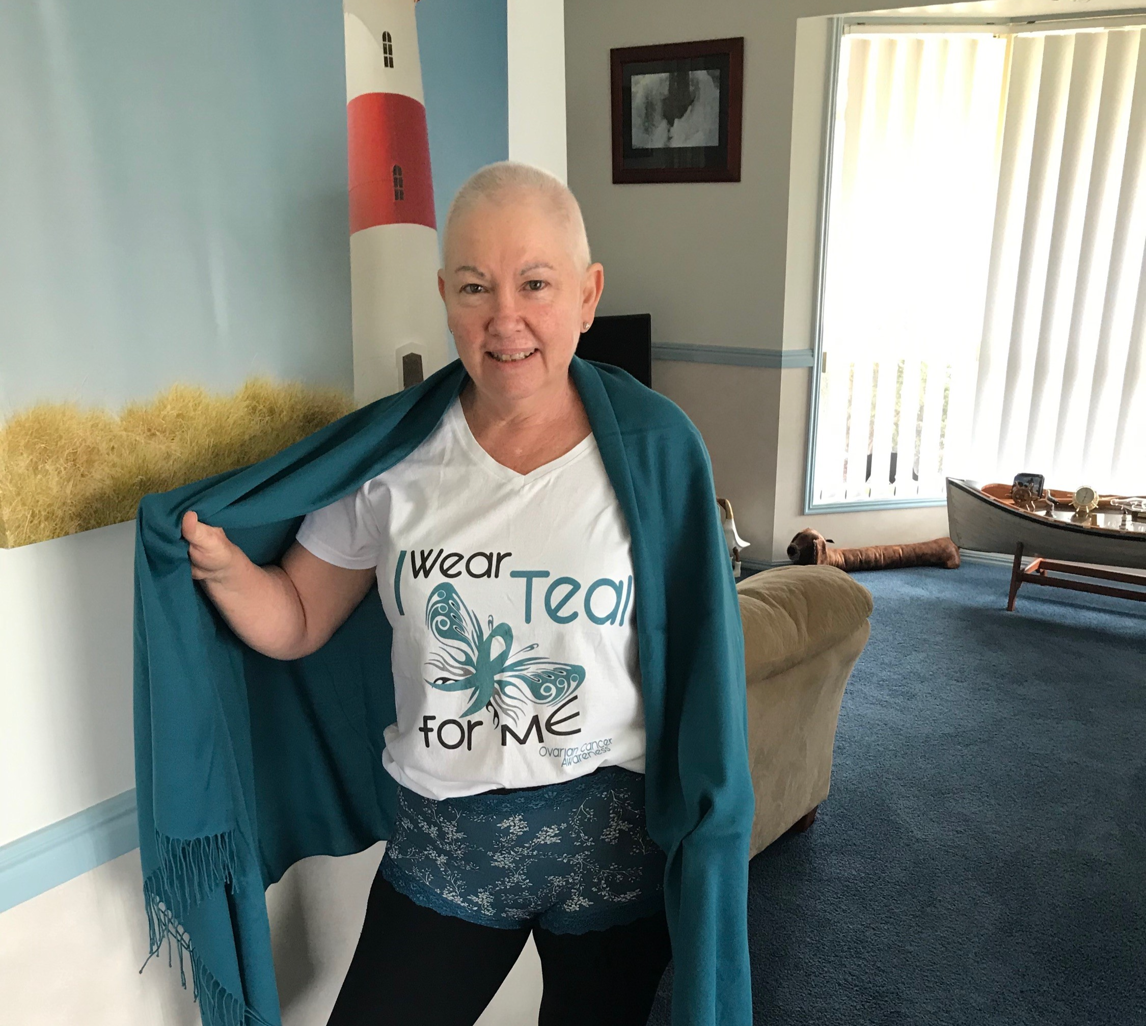 Picture of Kerol wearing teal