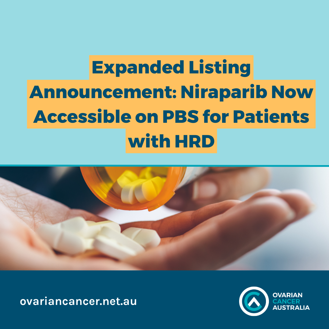 Niraparib Now Accessible on PBS for Patients with HRD