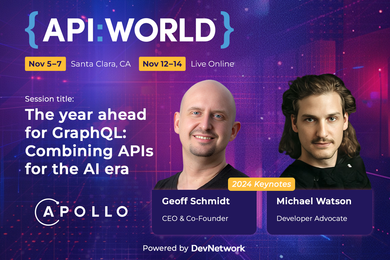Join Apollo GraphQL at API World 2024!