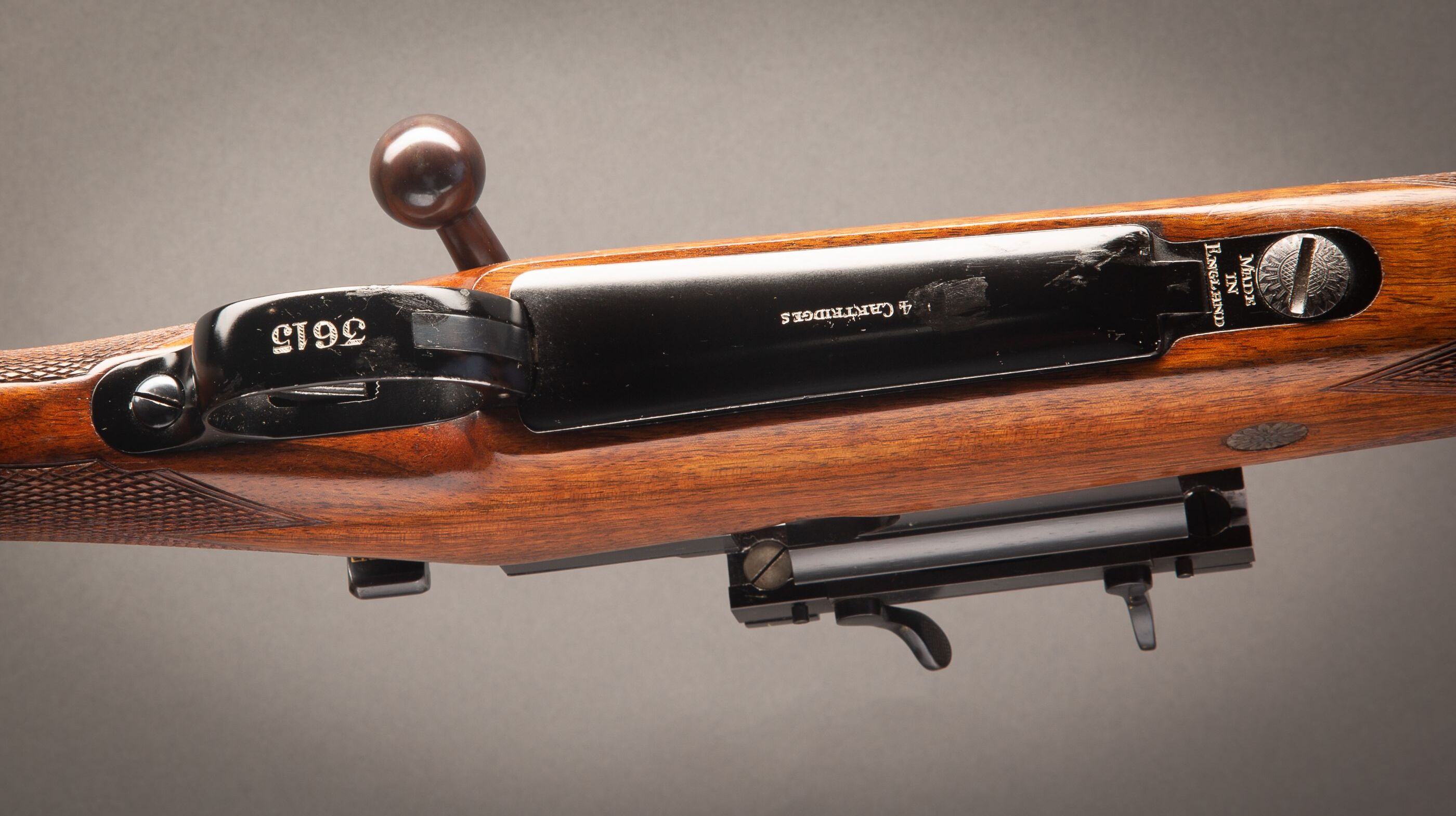 Holland & Holland Bolt Action Rifle Chambered in .375 H&H Belted Rimless