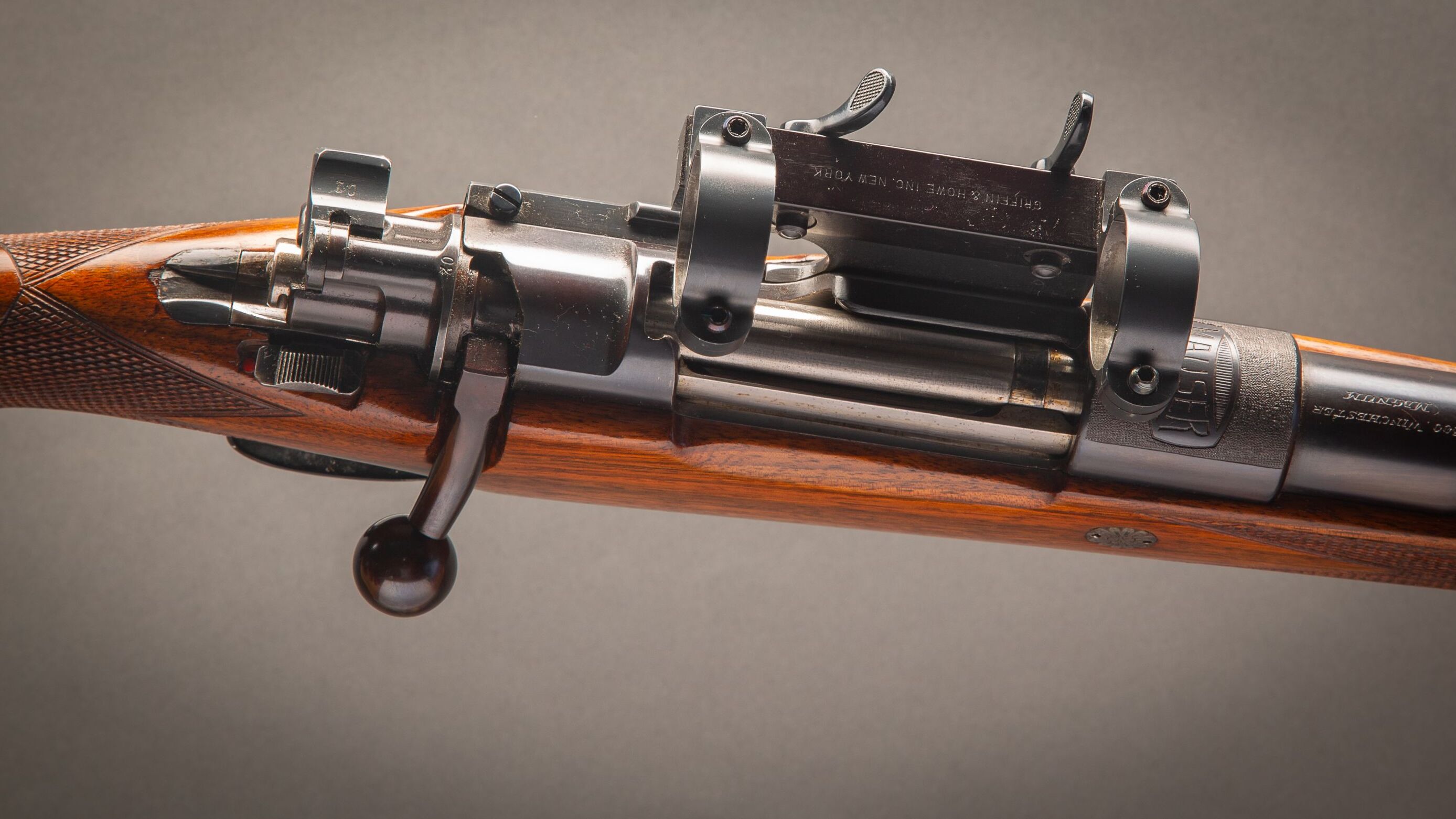 Holland & Holland Bolt Action Rifle Chambered in .375 H&H Belted Rimless