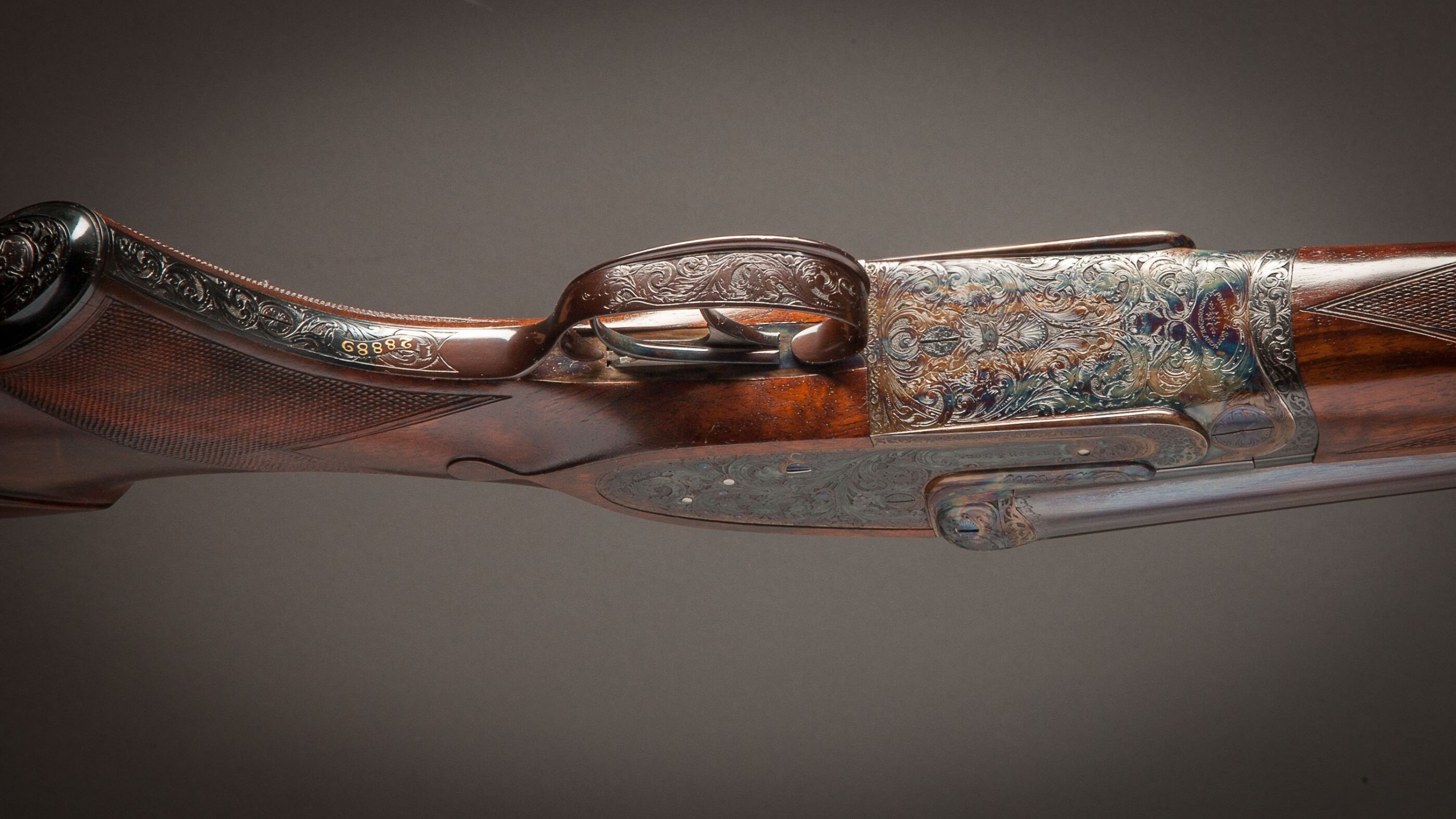 A James Purdey 'Deluxe Quality' 470 Caliber Double Rifle with 25 1/2 ...