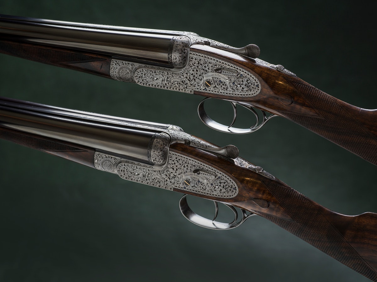 Holland & Holland 12-Bore 'Royal' Side by Side Pair of Shotguns