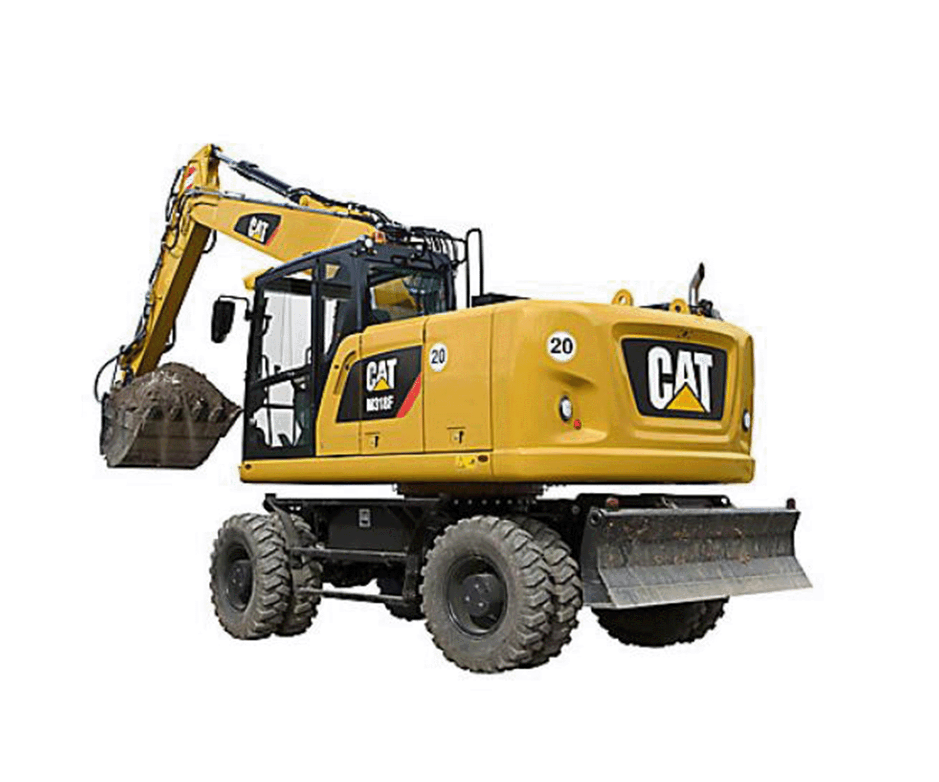Mobilbagger CAT M318F günstig mieten