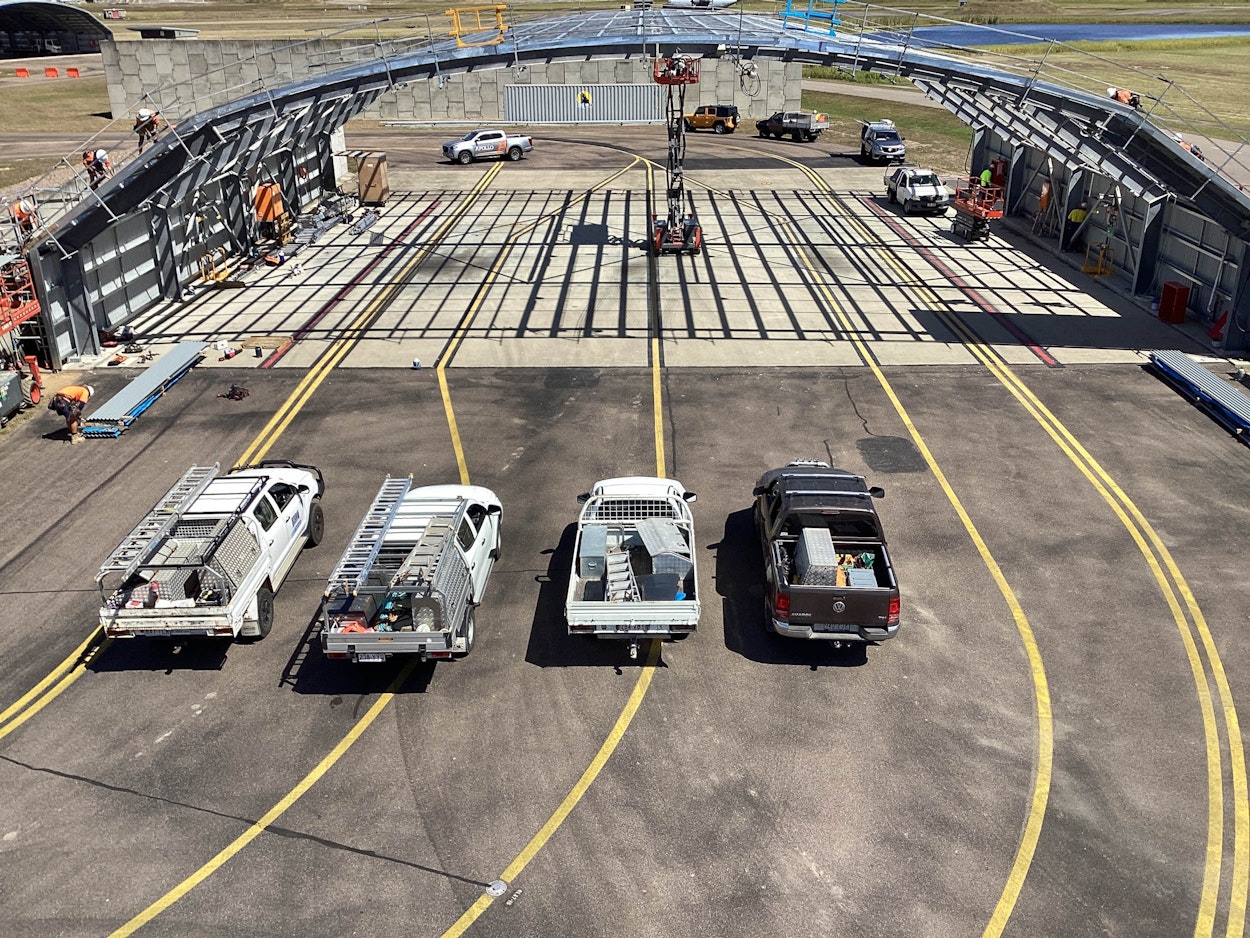 RAAF Townsville Ordnance Loading Apron Roof Refurbishment | Apollo Property
