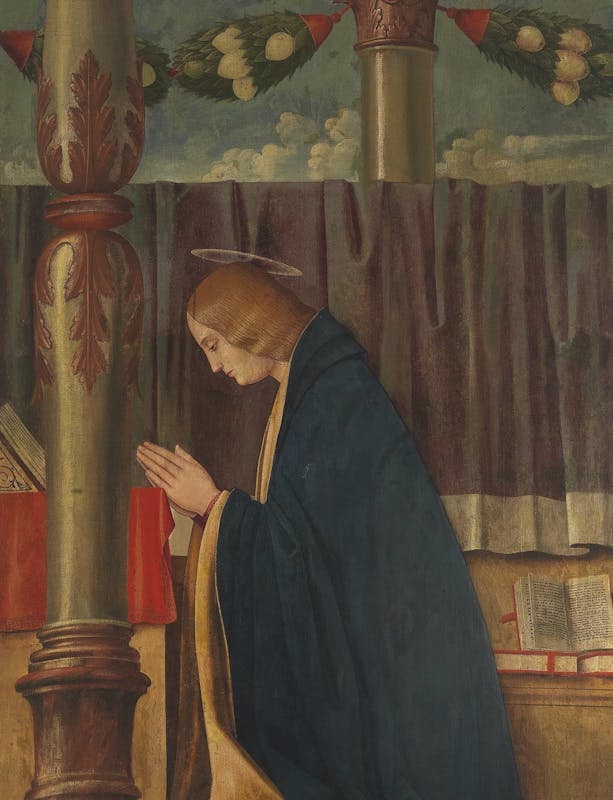 Angel of the Annunciation, Francesco Morone 1495-96