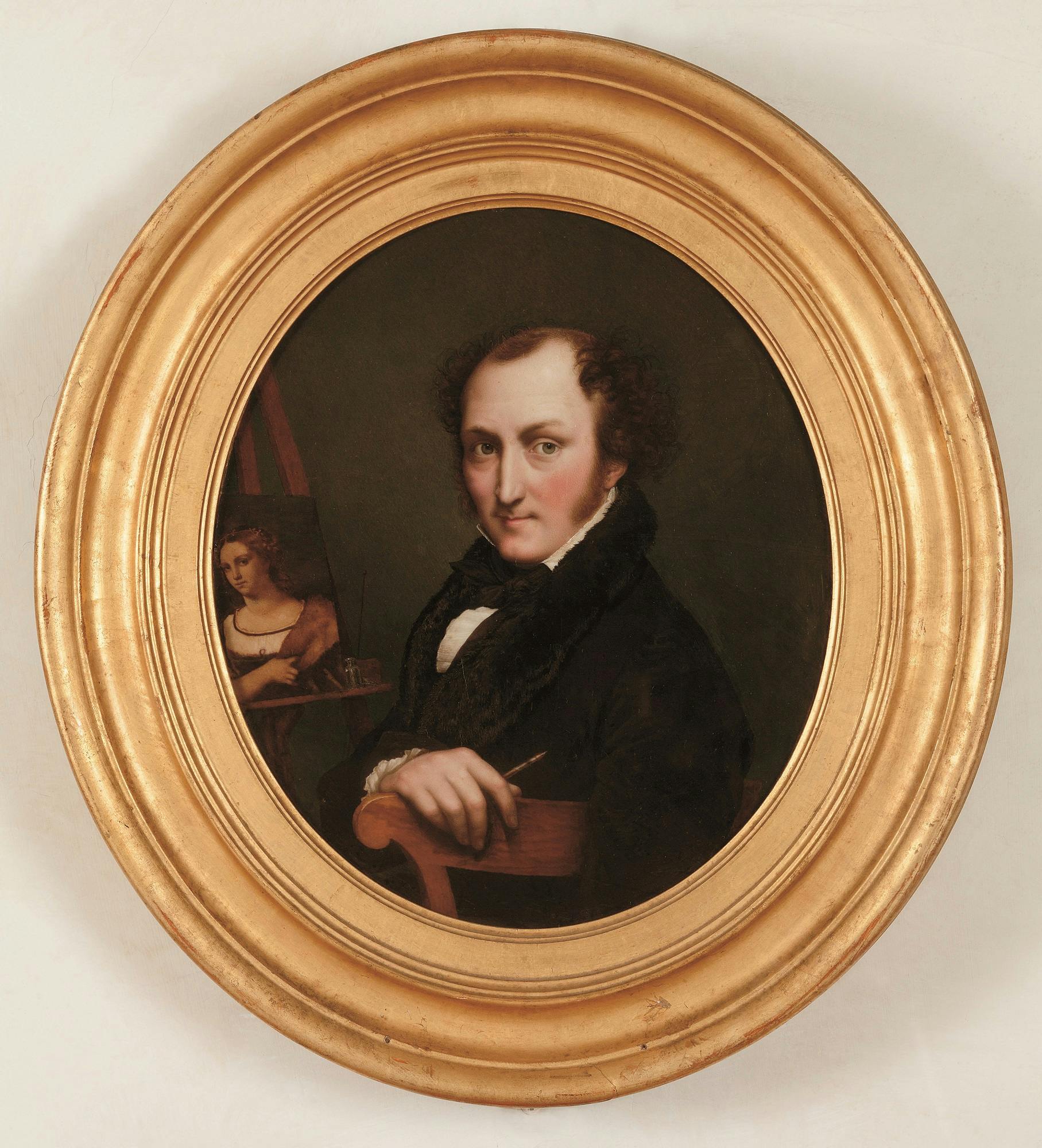 Self-portrait of Abraham Costantin | Uffizi Galleries