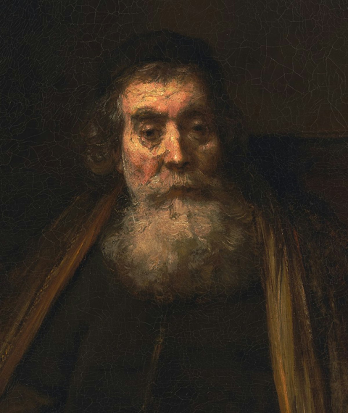 Portrait of an old man (The Old Rabbi) by Rembrandt