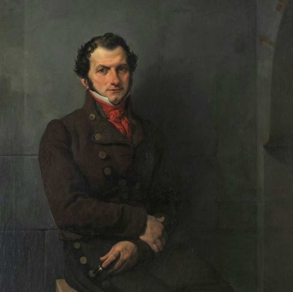 Uffizi Diffusi. Count Arese Lucini in prison, by Francesco Hayez from ...