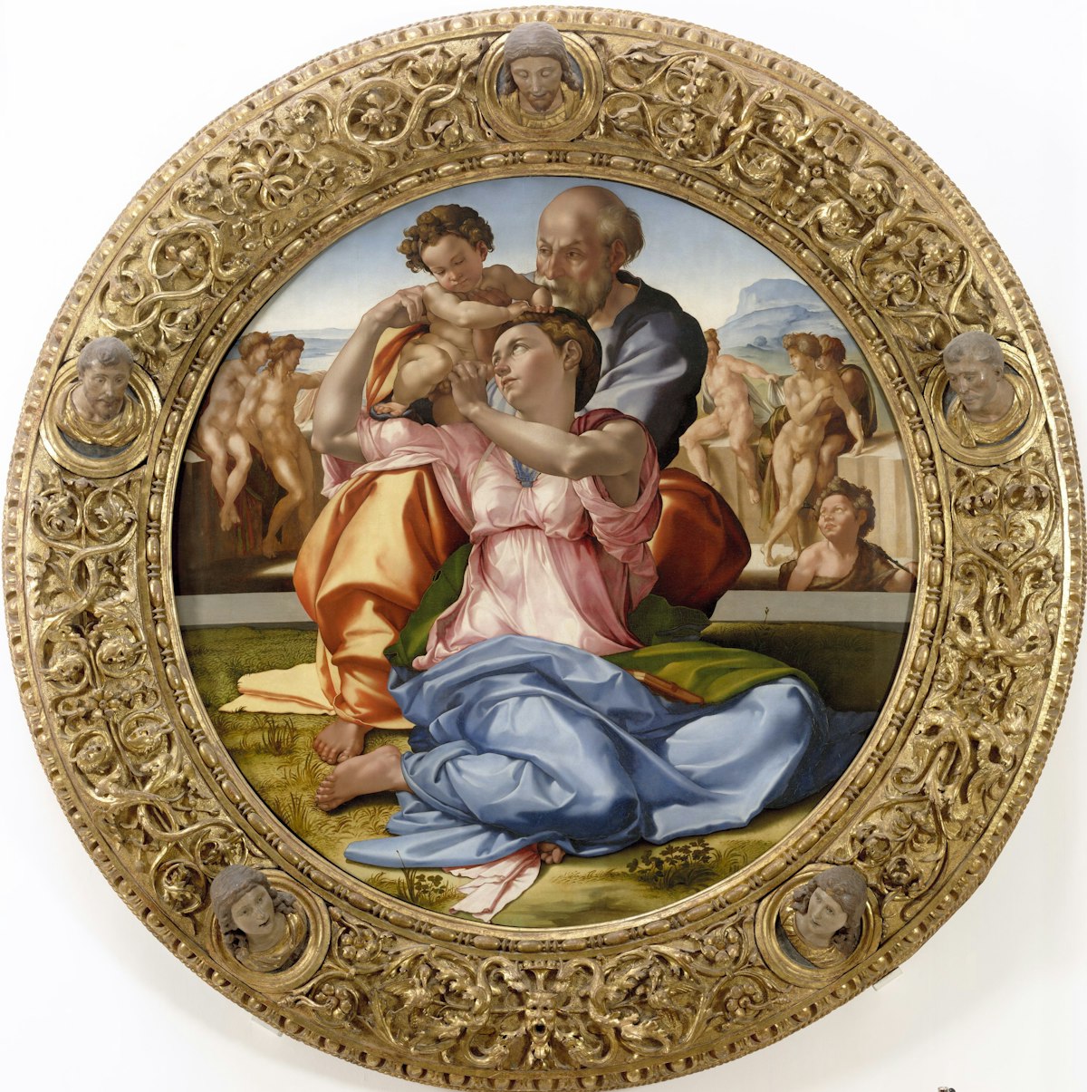 Holy Family (Tondo Doni) by Michelangelo | Uffizi Galleries
