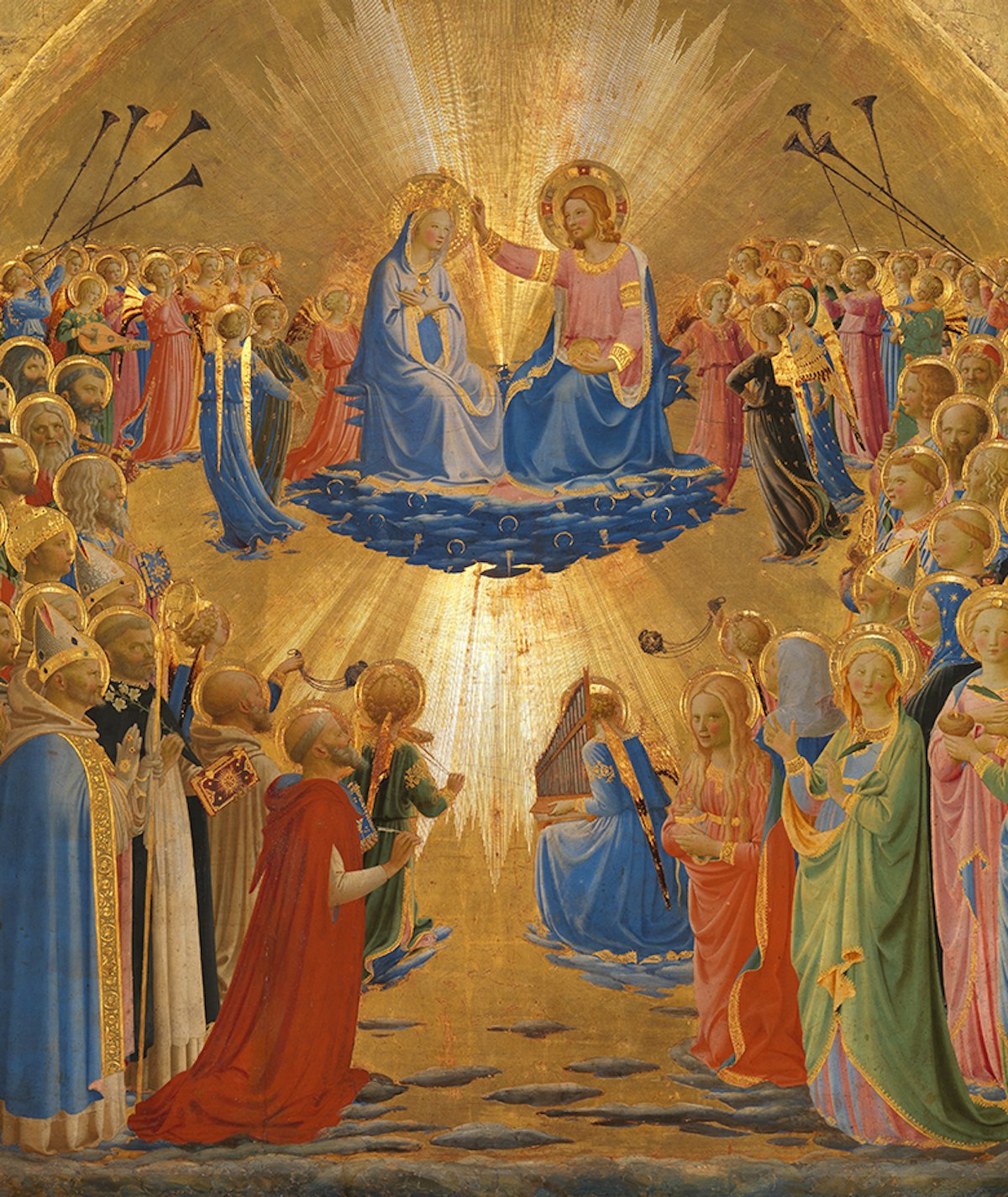Glorification of Mary by Fra' Giovanni Angelico known as Beato Angelico