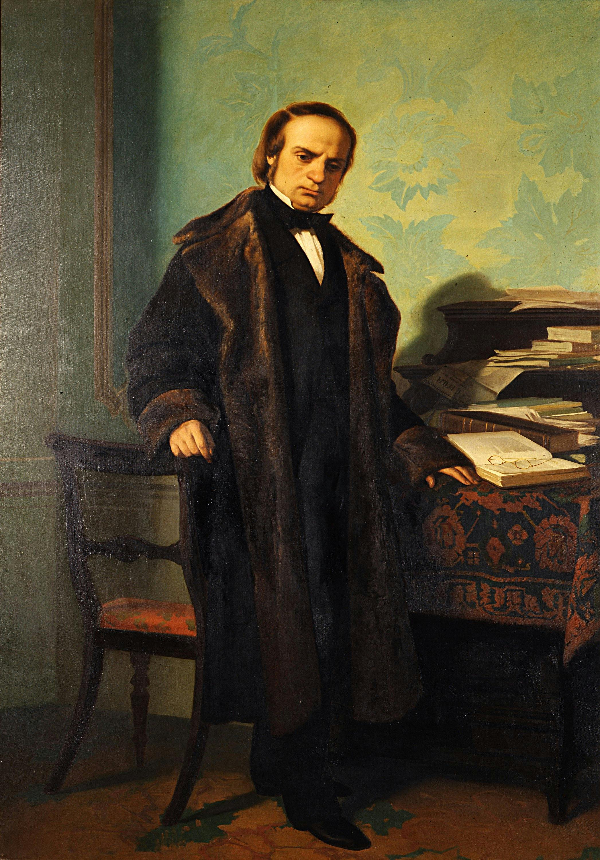 Vincenzo Gioberti’s Portrait by Antoni Puccinelli